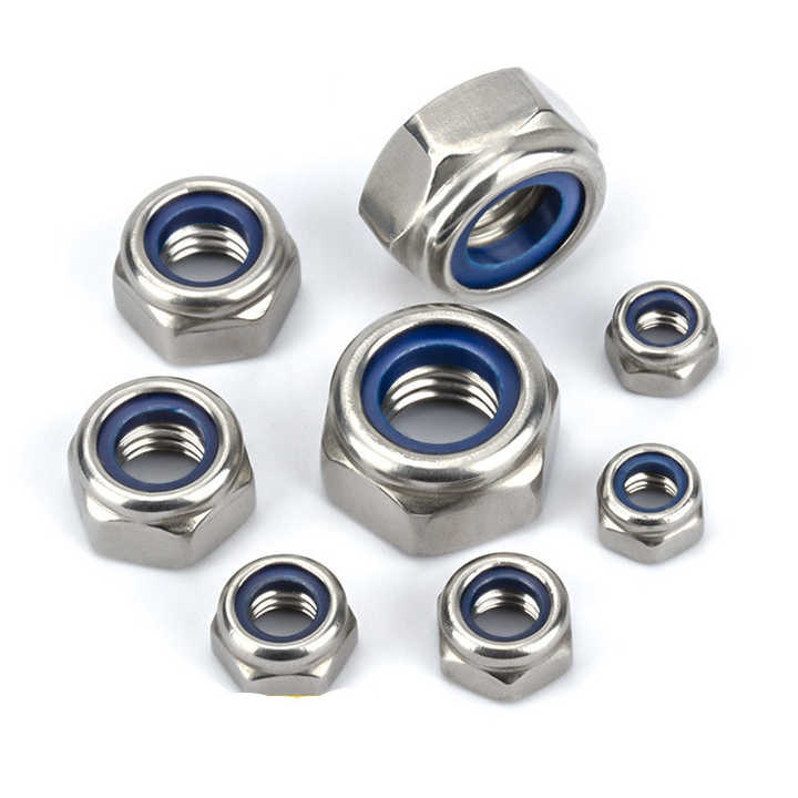 M3 to M36 Nylon Insert Hex Lock Nuts - Anti-Loose & Durable