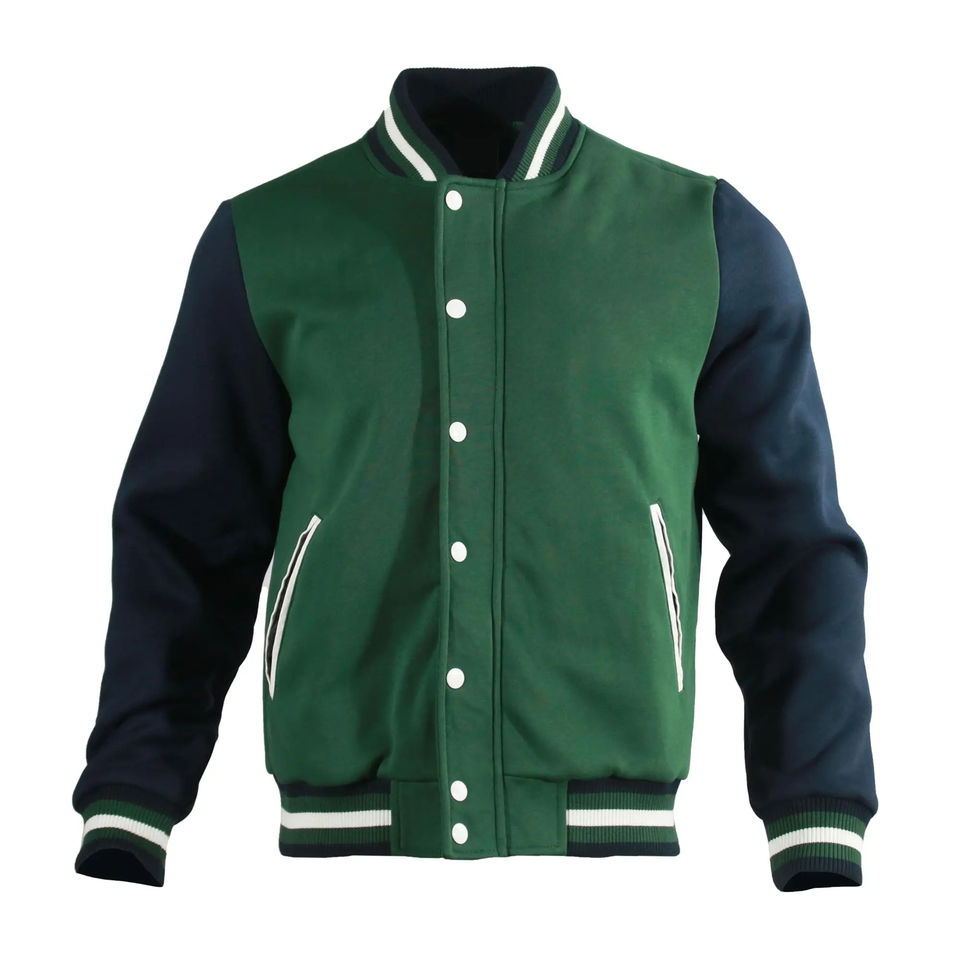 New Wholesale Customizable 100% Wool Windproof Varsity Jacket Unisex ...