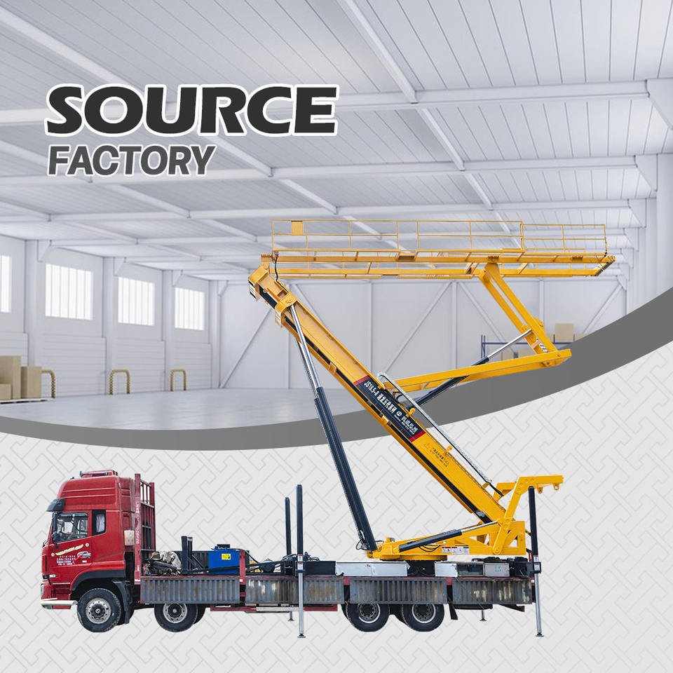 Truck-Mounted Aerial Roof Tile Roll Forming Machine Lifting Platform ...