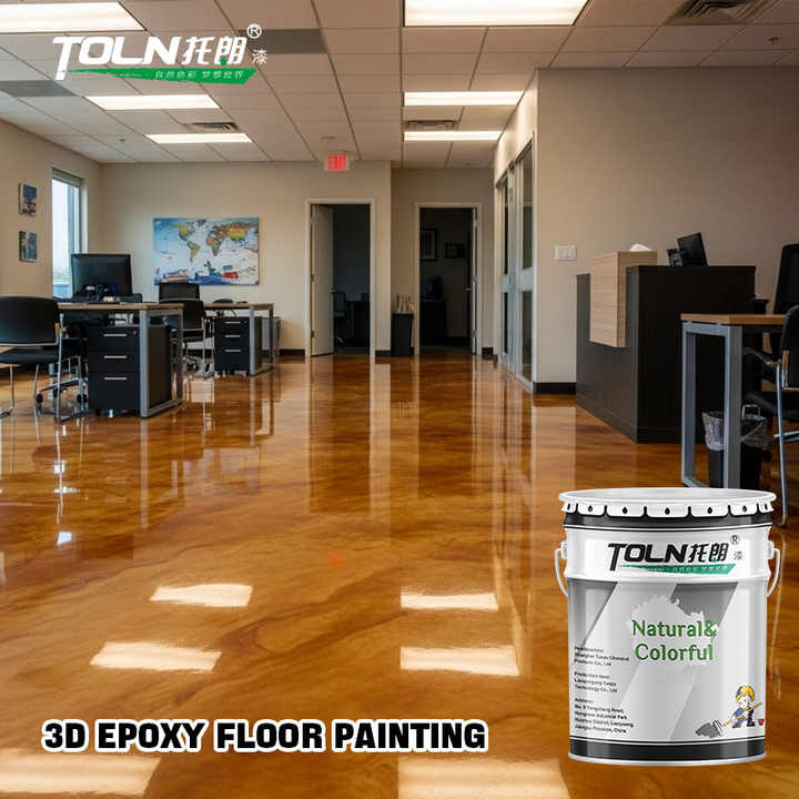Free Sample High Gloss Self-leveling Metallic Epoxy Resin Floor Coating ...