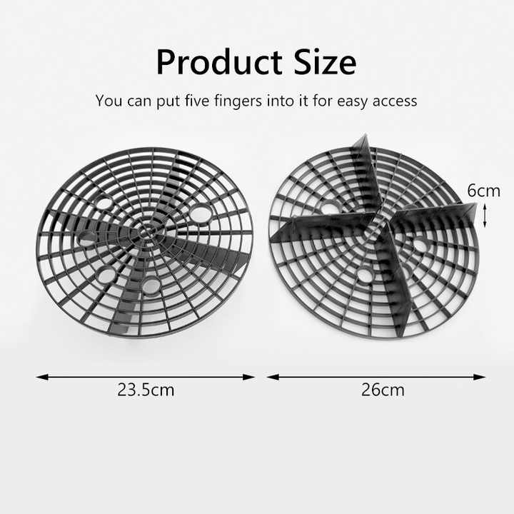 Auto Detailing Bucket Dirt Guard Car Wash Bucket Grit Barrel Sand and ...