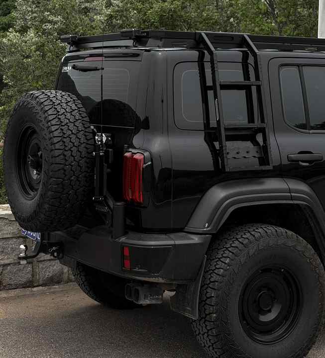 Factory High Performance Offroad Roof Rack Side Climbing Ladder Offroad ...