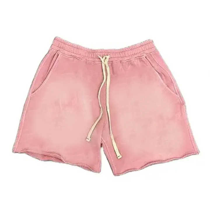 Unisex Blank Bulk Shorts Vintage Distressed Acid Washed Shorts 100% ...