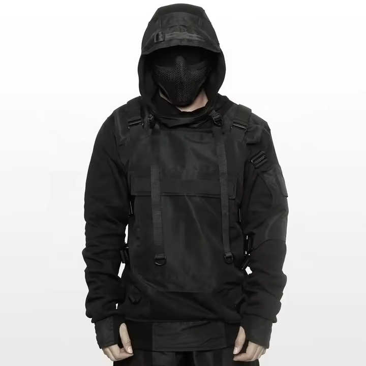 Techwear Jacket Tech Wear Spring and Autumn Trend Brand Black Couple ...
