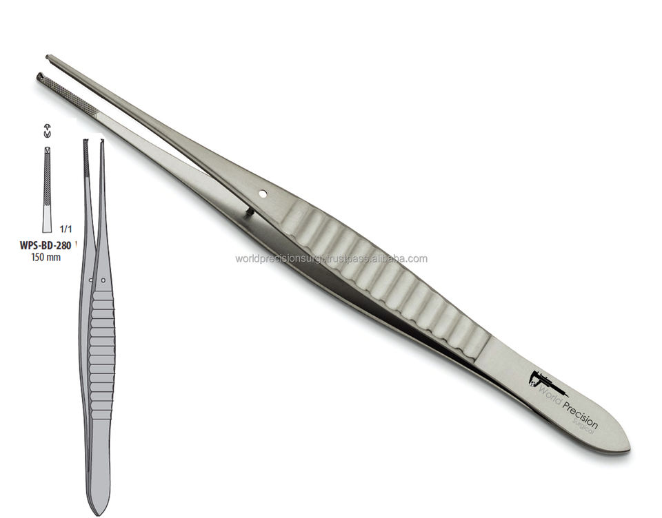 Gillies Precision Dissecting Forceps 1×2 Teeth with Delicate Serrated ...
