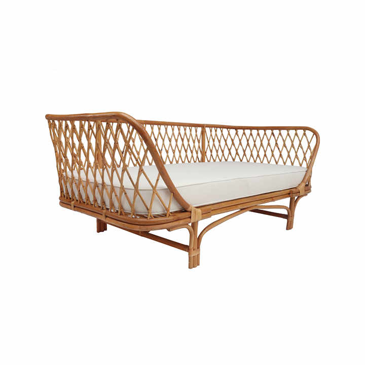 New Modern Design Long Rattan Sofa Bed Wickers Handmade Hot Sales ...