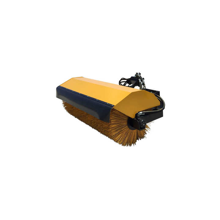 rotating angle broom implement for tractor cleaning sidewalks streets ...