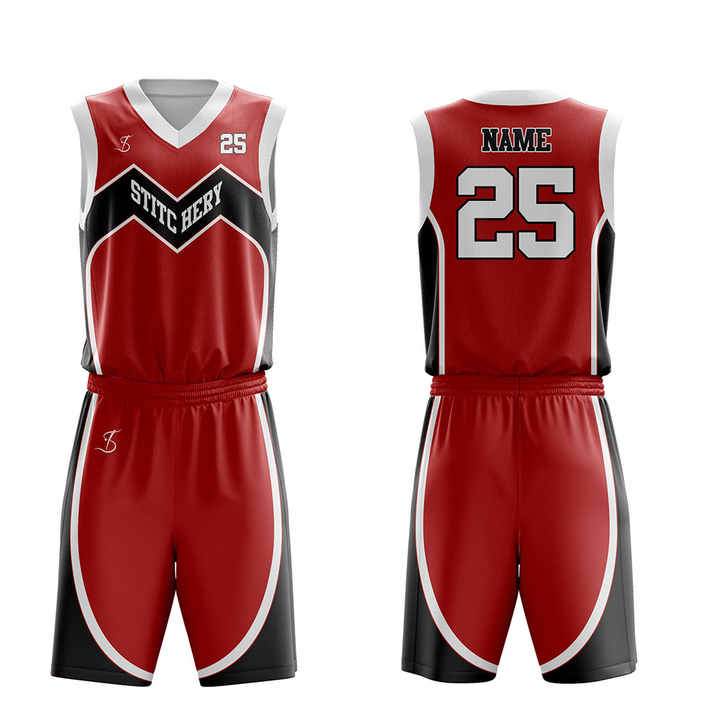 Men Custom Basketball Uniforms Sublimated Design Personalized Team Logo ...