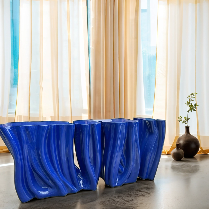 Gold Metal Style Resin Furniture Gold Corner Table Or Fiberglass ...