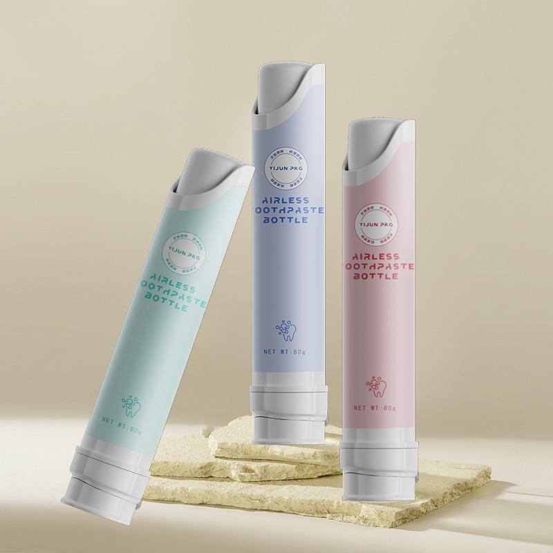 New Design 90ml Toothpaste Tube with Airless Pump Bottle