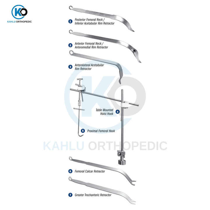 Anterior Total Hip Surgical Instruments - Durable & High Quality