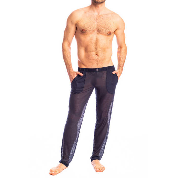 Men's Sheer Mesh Leggings - High Quality, See-through