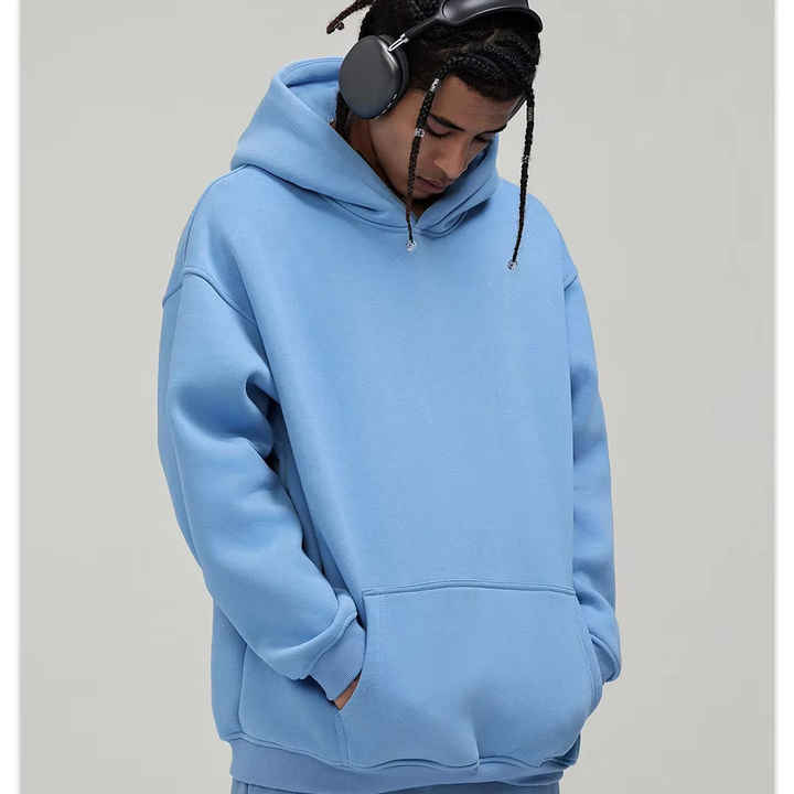 Custom Hoodie Puff Print 400gsm Embossed Hoodies 100% Cotton Heavy ...