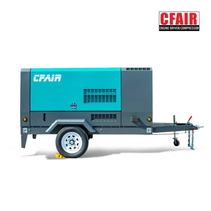 109 kW 390 CFM Screw Compressor 10.5 Bar, Designed for Mining & High ...