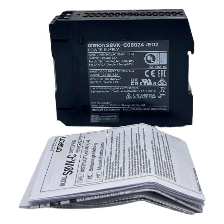 S8VK-C06024 S8VK-C Switch Mode DIN Rail Power Supply Switching Power Supply AC/DC DIN Rail Power ...