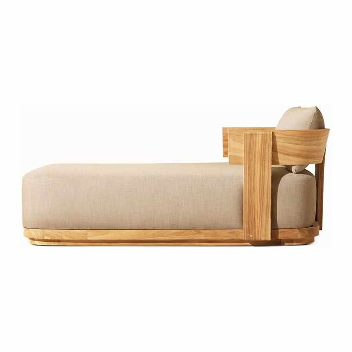 Teak Sun Bed With Cushion Teak Sun Loungers for Hotel Furniture ...