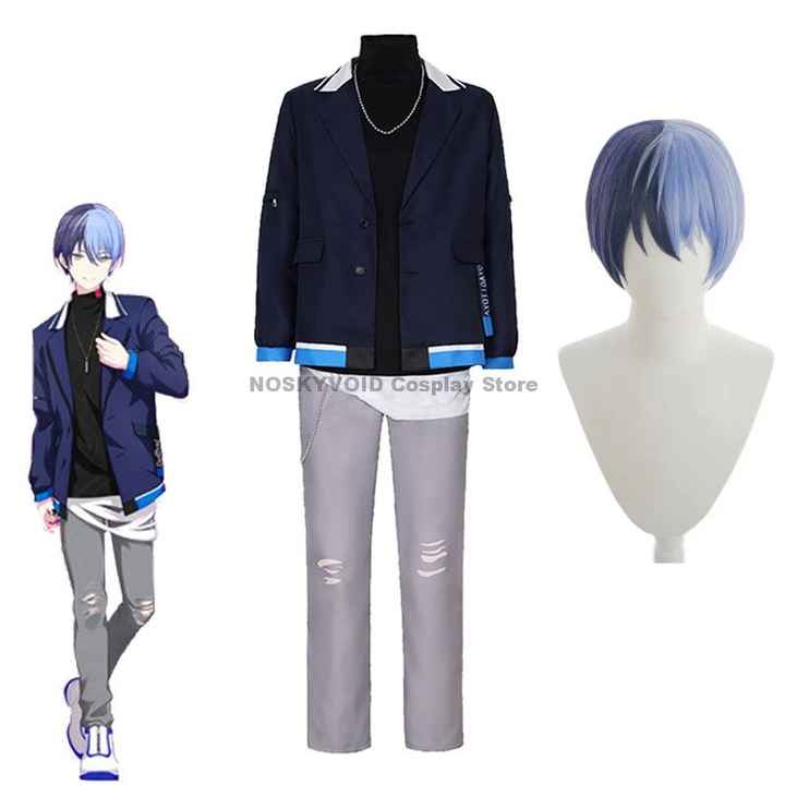 Vtuber Aoyagi Toya Cosplay Uniform Set MIKU: Colorful Stage! Vivid BAD ...