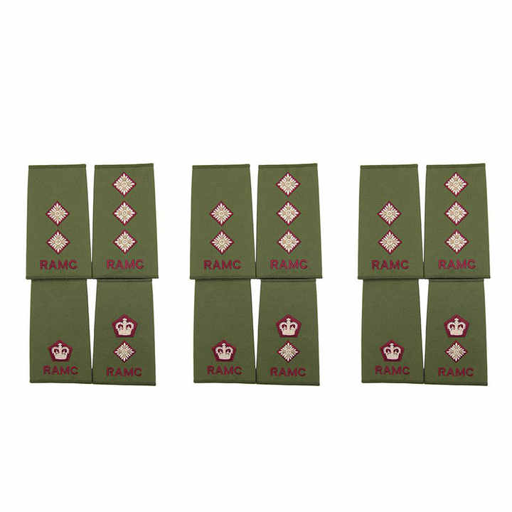 REME OD PCS Rank Slides Custom White Embroidery Rank Slides Sale by ...