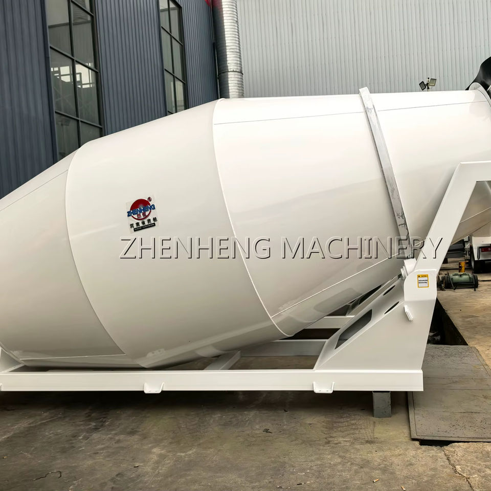 Concrete Mixer Tank Truck Mixing Drum Truck Tricycle Trailer Cement ...