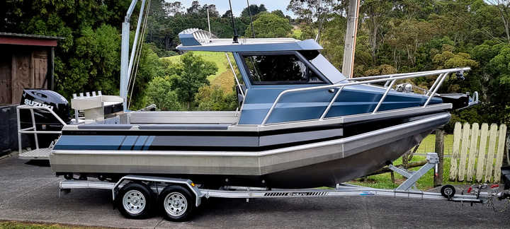 Kinocean 6.5m Hard-Top Fishing Boat - Shallow Draft Speed Yacht