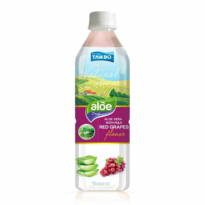 Tropical Fruit Juice with Aloe Vera Pulp - 500ml Bottle