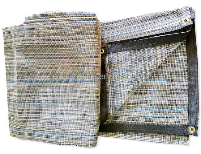 Factory Custom Size Multi Color PVC Vinyl PVC Mesh Tarp UV Resistant ...