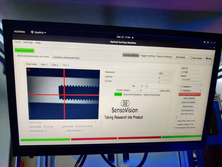 Glass Disk Vision Inspection Optical Sorting Machine for Brass ...