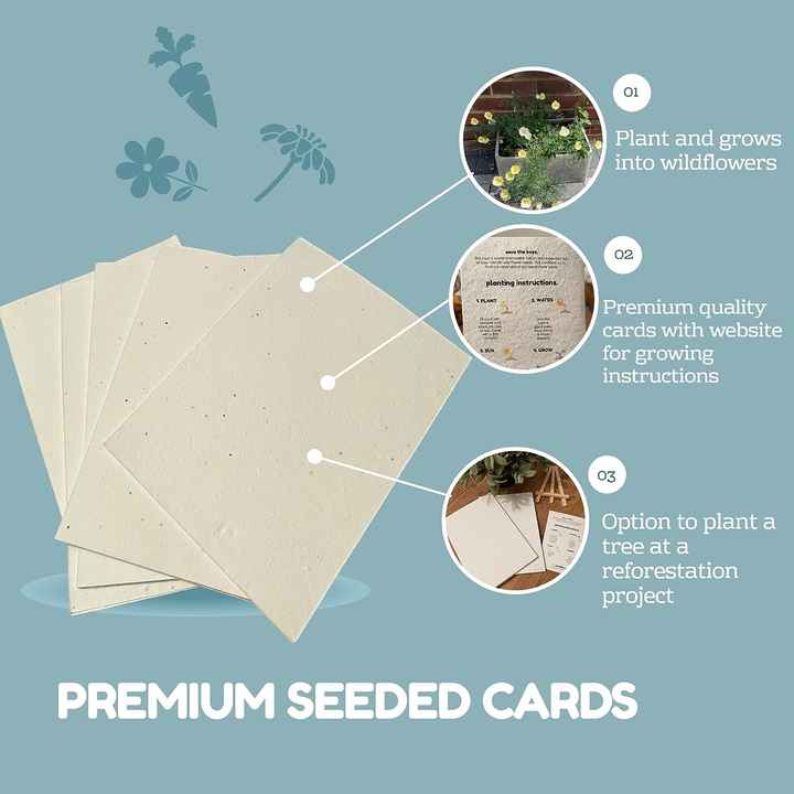 Handmade Style Paper A4 Size Grow Germination Paper Digitally Multi ...