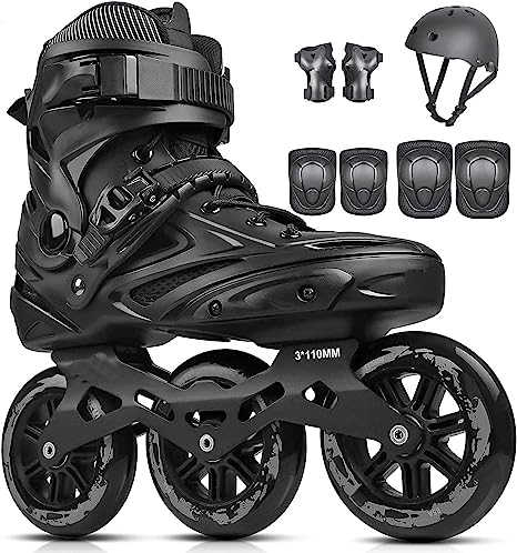 Hot Factory Wholesale Custom Three wheels flashing Inline Roller skates ...