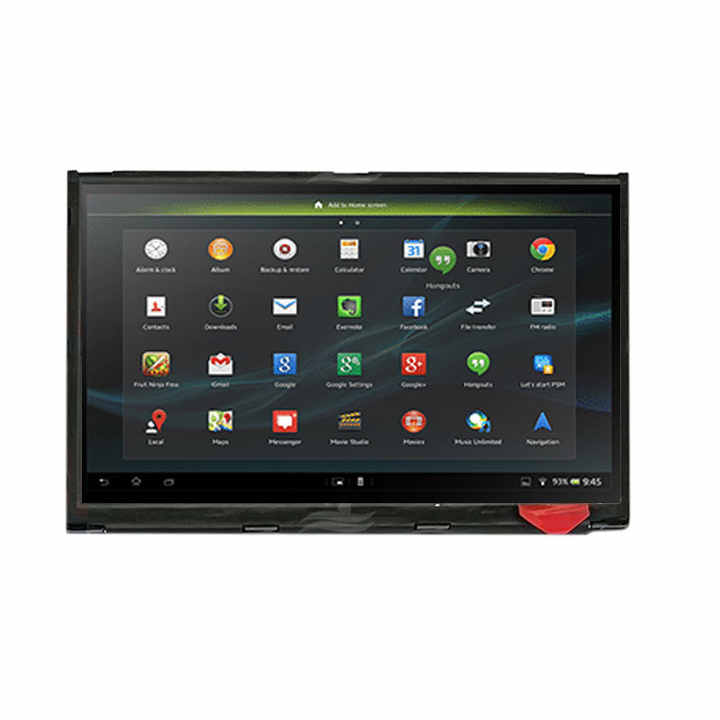 7 Inch Wide Temperature TFT LCD Display -30°C To 85°C 1280x768 HX8298-Ax3+HX8695Ex1 LVDS High ...