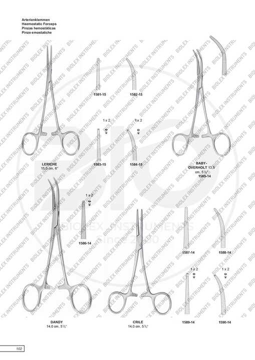 Titanium Hartman ADSON Hemostatic Mosquito Forceps Straight/Curved 98mm ...