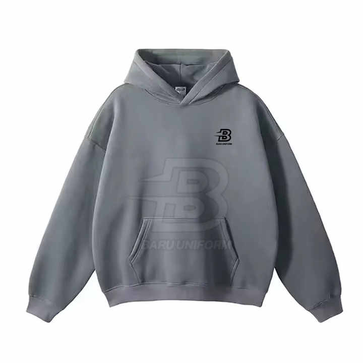 Custom Design Cotton Polyester Made Baggy Hoodies Light Weight Top ...