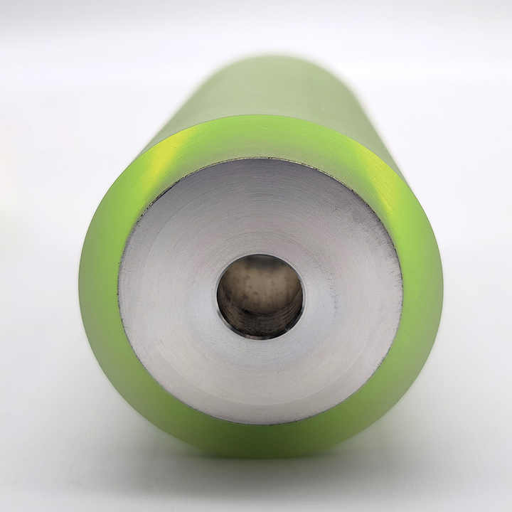 Custom Polyurethane Covering Feed Roller Stainless Steel Conveying ...
