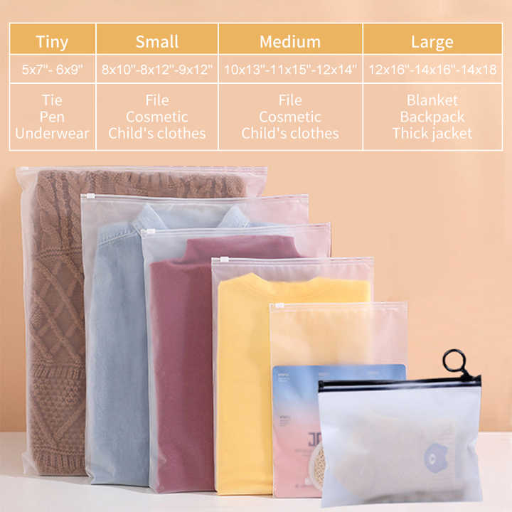 Customizable Recycled Pouches - Ideal for Clothing Packing