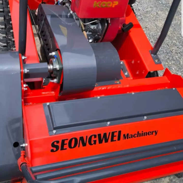 KOOP 195F DIY Grade Flail Mower with 150mm Track and 15hp Diesel Engine ...