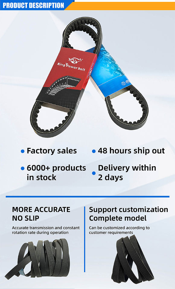 Automotive Standard Rubber V-Belts XPA/XPB/XPC Customizable Dimensions ...