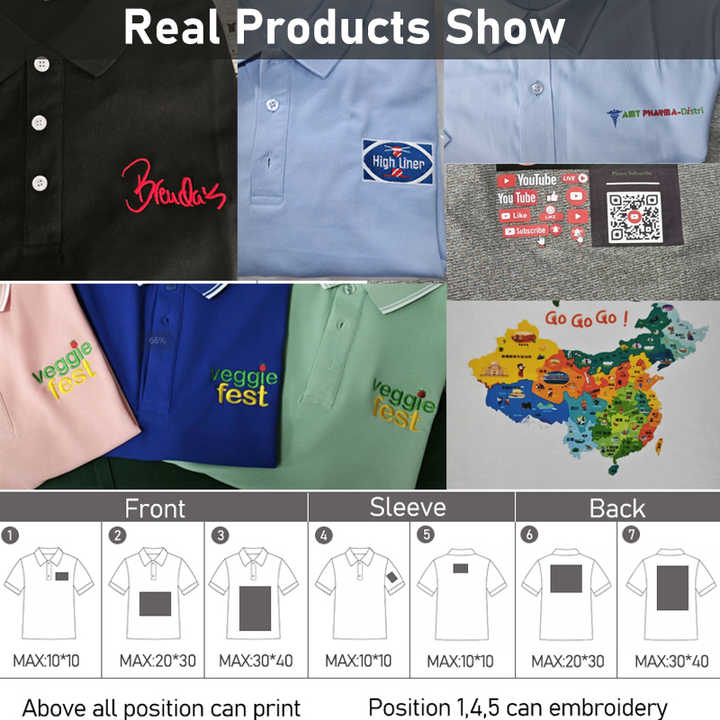 Custom Logo Workwear Polo Shirts for Restaurant Staff - OEM