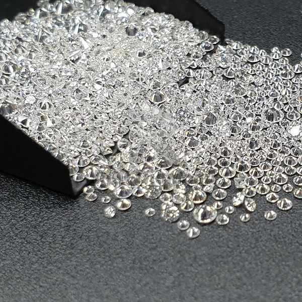 Shop 2MM Natural Round Brilliant Cut Diamonds from India