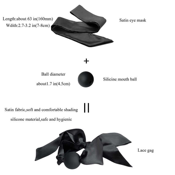 Double Bondage Set - SM Thigh Restraint Sling Legs Binding