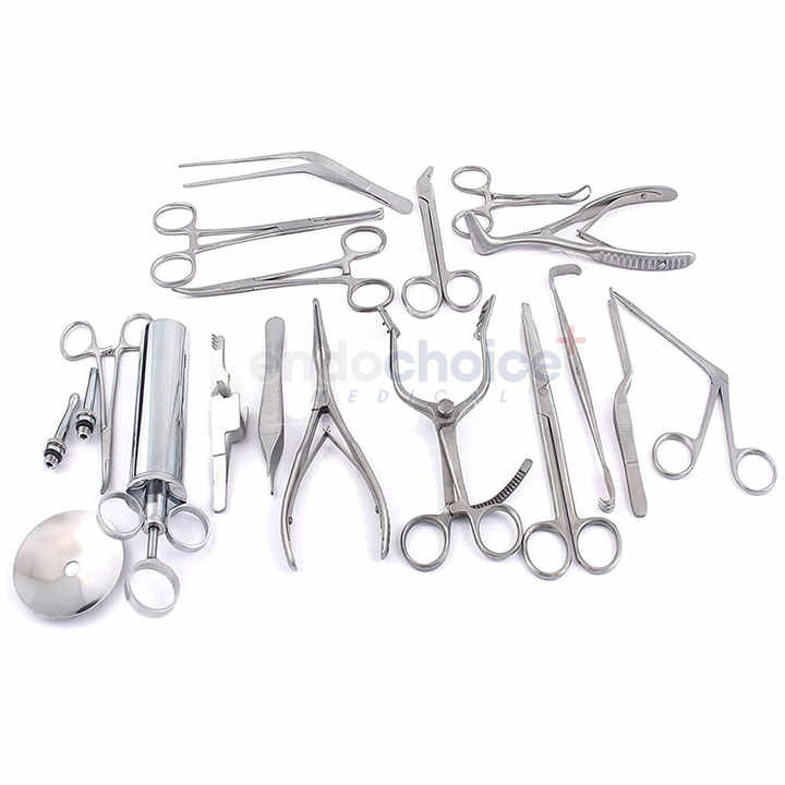 Comprehensive Surgical Grade Basic ENT Instrument Set Stainless Steel ...
