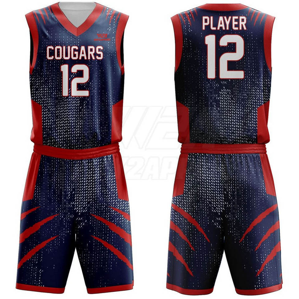 Logo Design Stitched Basketball Uniform Clothes Sublimation Basketball ...