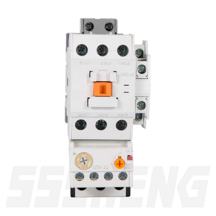SSSHENG Magnetic Contactor 3-phase 09A Electromagnetic Starter GMC-09 ...