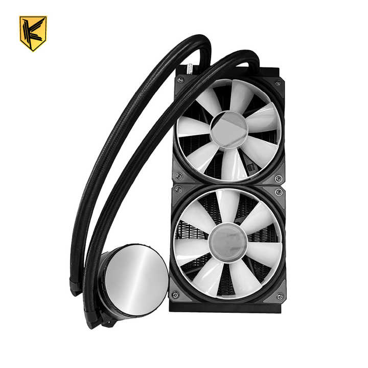 Black 240mm Argb Aio Water Cooling Fan Motherboard Sync For Pc - Buy ...