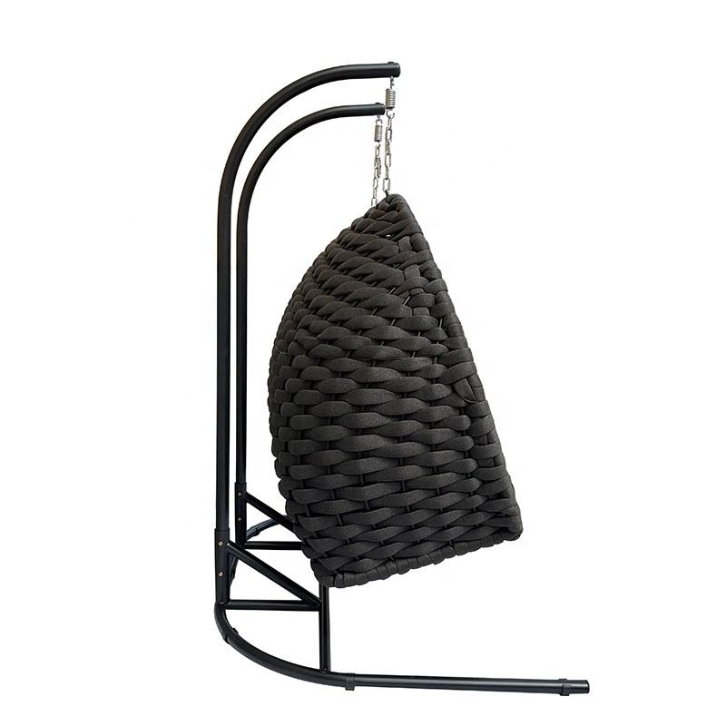 Double Outdoor Knockdown Teslin Mesh Fabric Hammock Chairs
