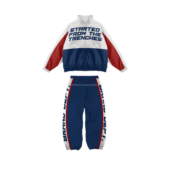 Customizable Men's High Quality Casual Wear Breathable Windbreaker Sets ...