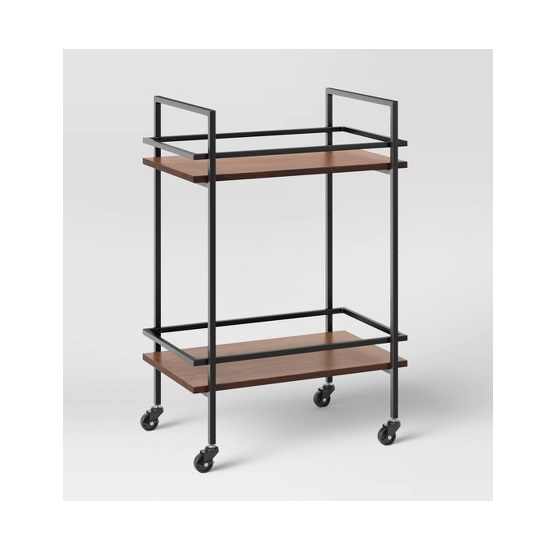 Hotel Restaurant Decorative Metal Bar Trolly - 3 Tier