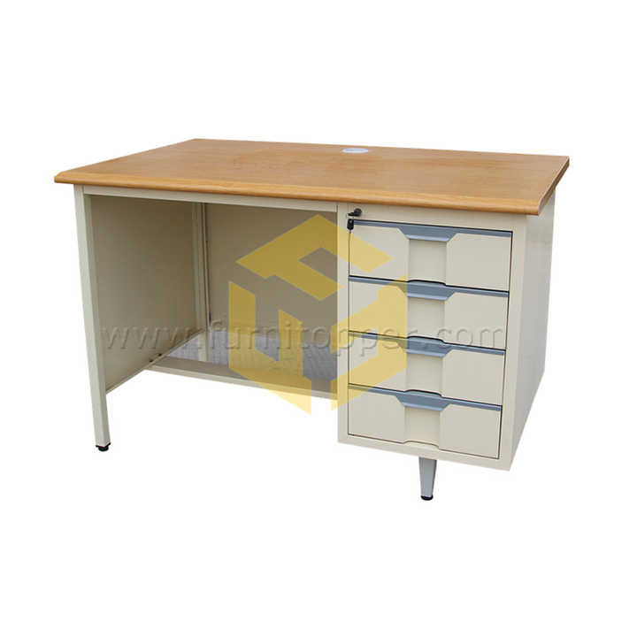 Metal Frame Office Table - Ideal for Teachers & Students