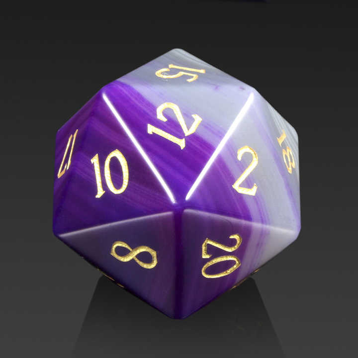 Factory Custom Agate Gem Dnd Dice Polyhedral D20 Natural Stone Dice D&d ...