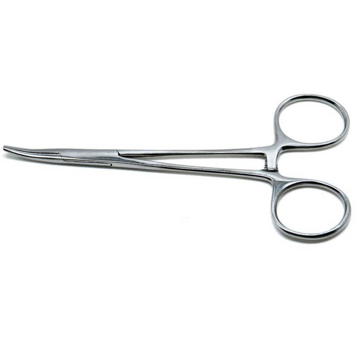 Hemostatic Stainless Steel Manual Locking Clamps Straight Forceps ...