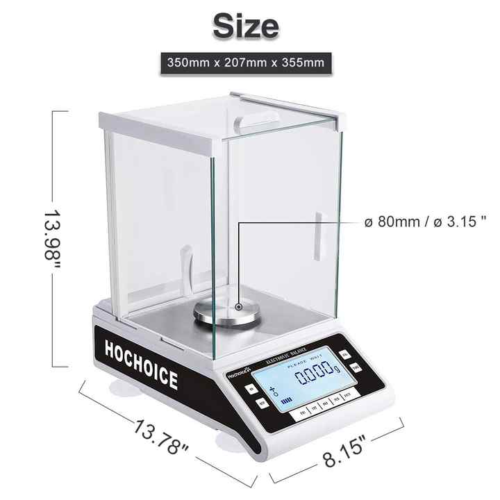 1000g 1mg Lab Analytical Balance - Precision Digital Scale